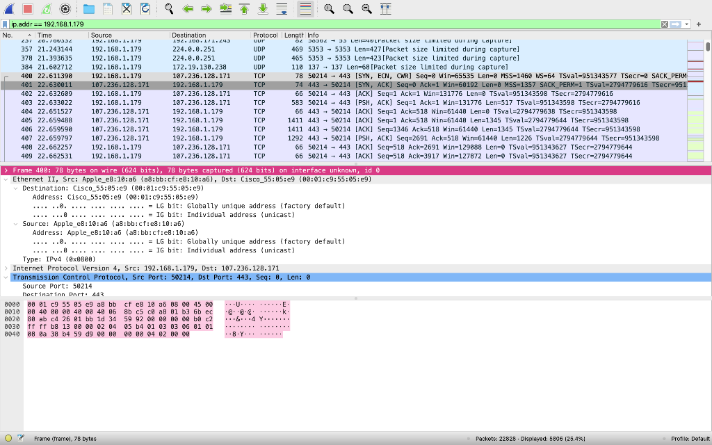 + I ip.addr == 192.168.1.195 No. A Time Source | Chegg.com