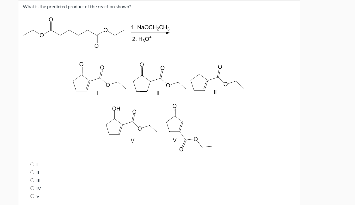 Solved What is the predicted product of the reaction | Chegg.com