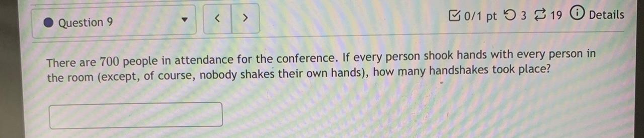 Solved There are 700 people in attendance for the | Chegg.com