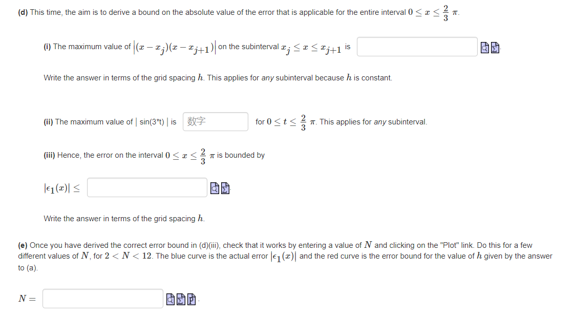 Solved Suppose the function f(x) = sin (3x) is approximated | Chegg.com