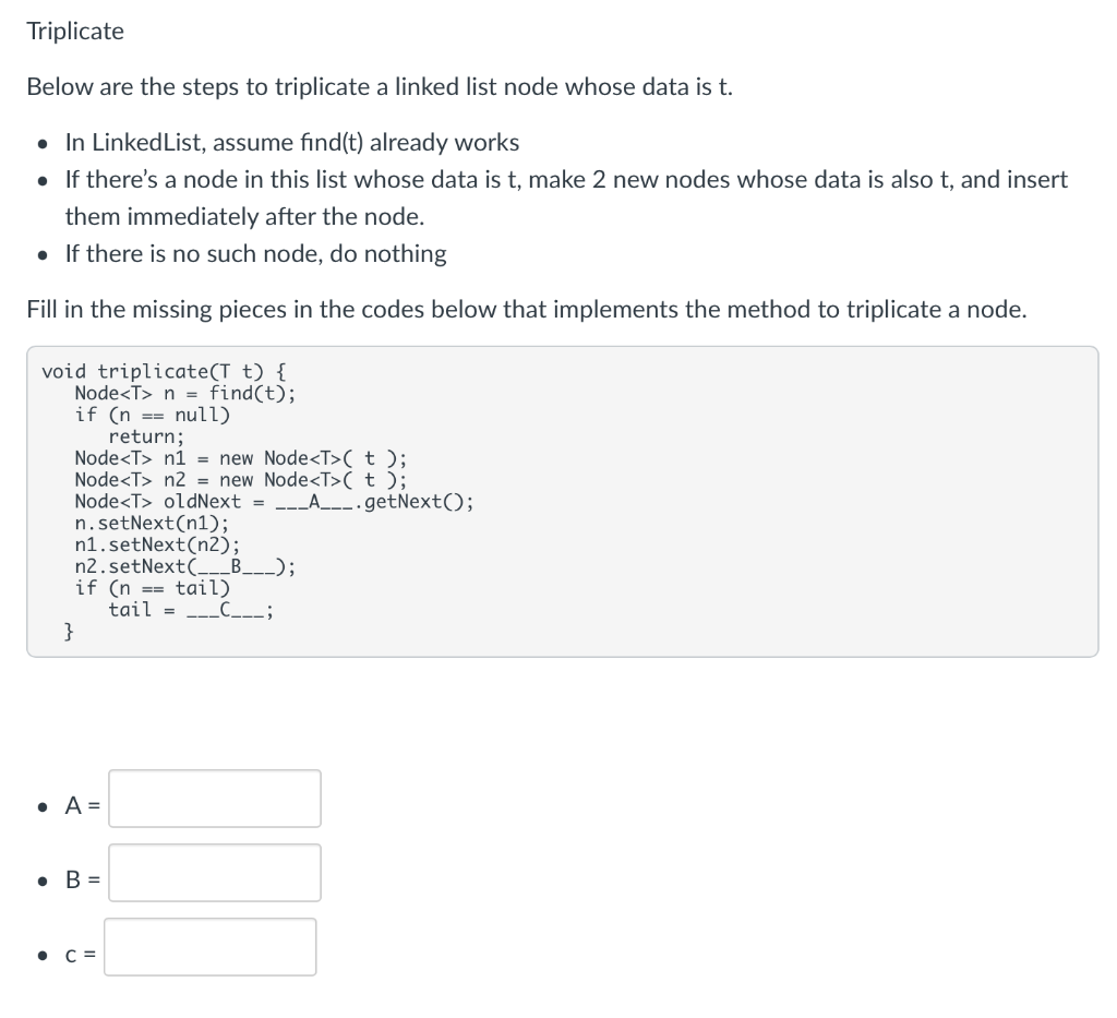 Solved Fill in the missing pieces in the codes below that | Chegg.com