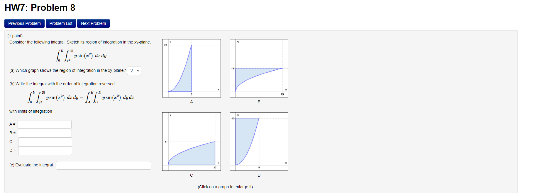 Solved HW7: Problem 8 Previous Problem Problem List Next | Chegg.com