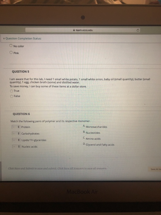 Solved learn.vccs.edu s Question Completion Status: QUESTION | Chegg.com