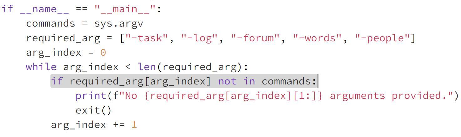Solved How to instead this not in operator with while loop? | Chegg.com