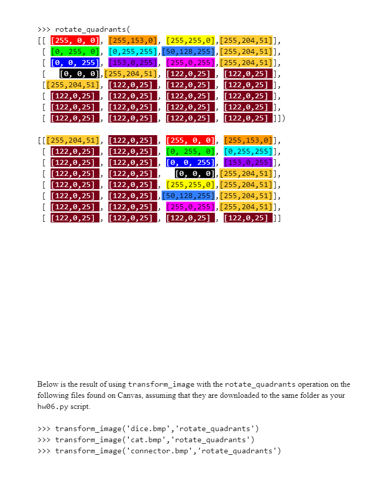 Problem C. ( 10 points) Rotate Quadrants Next, you | Chegg.com