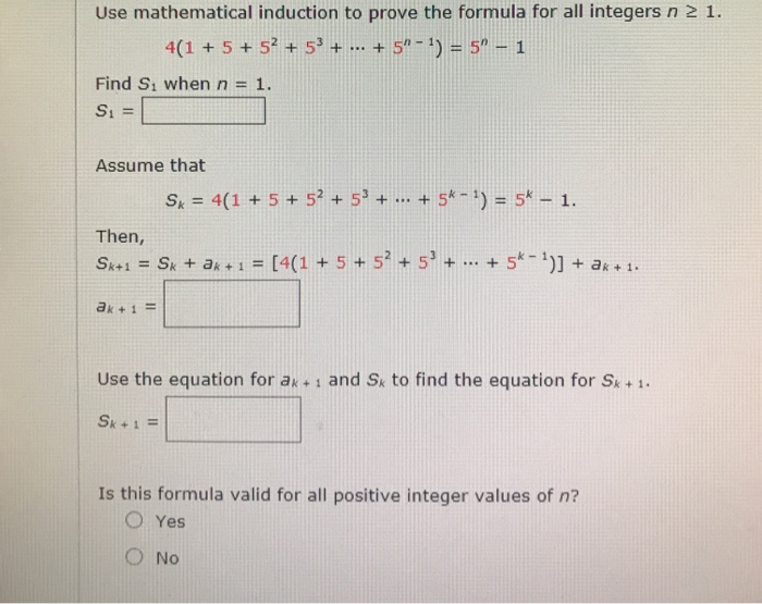 Solved Use mathematical induction to prove the formula for | Chegg.com