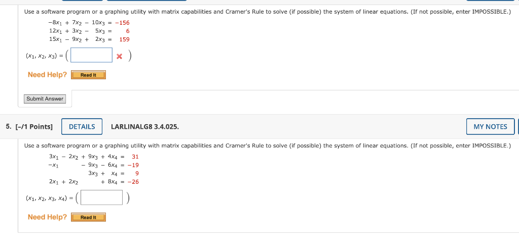 Solved Use a software program or a graphing utility with | Chegg.com