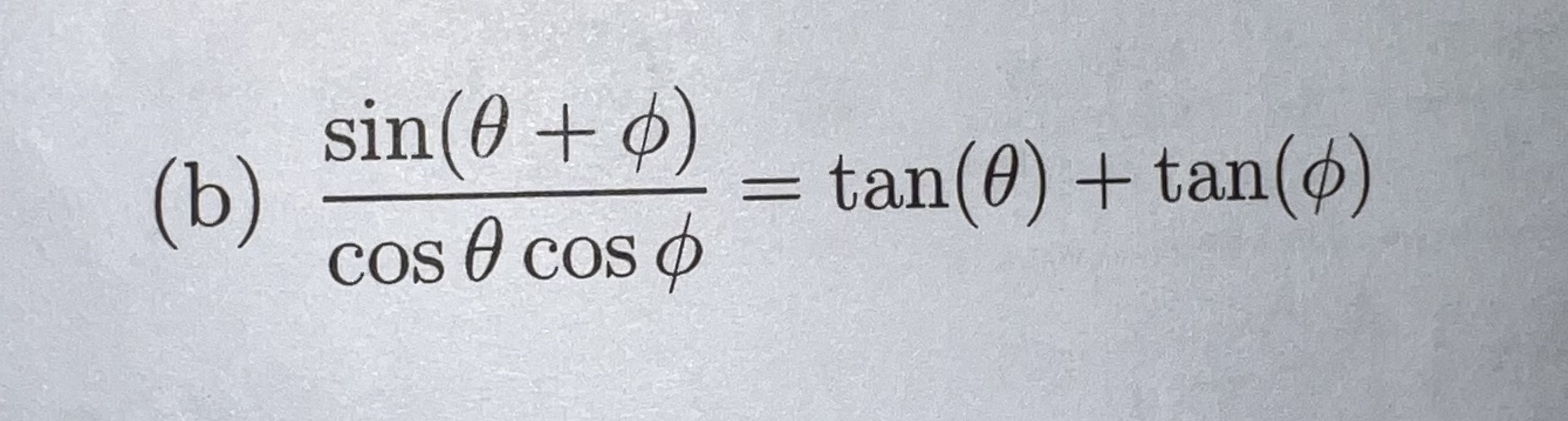 Solved verify these identities.[sin(a)cos(b) + | Chegg.com