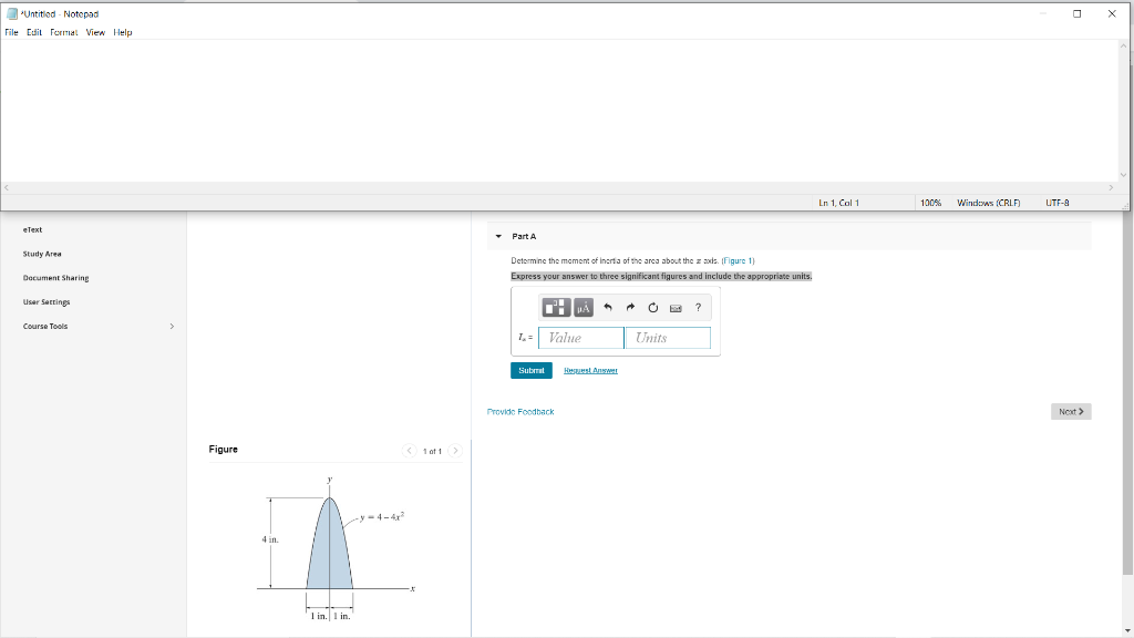 Solved Untitled - Notepad File can format Vien Help In 1 Col | Chegg.com