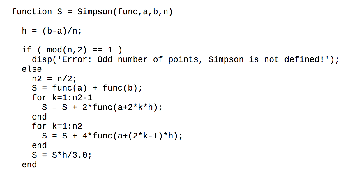 2. Gaussian Quadrature Rules The following files are | Chegg.com