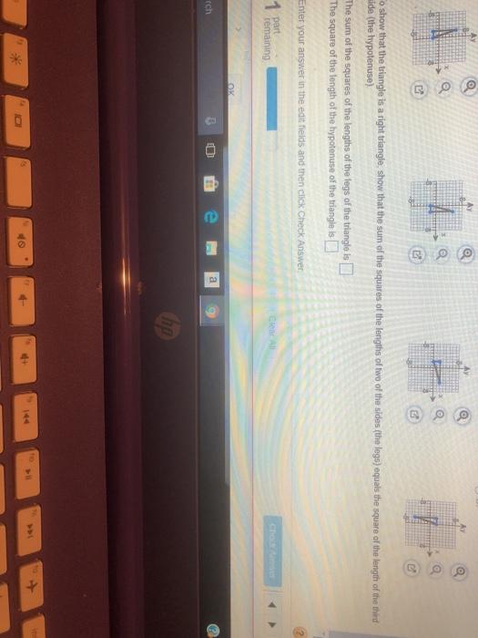 Solved The sum of the squares of the lengths of the legs | Chegg.com