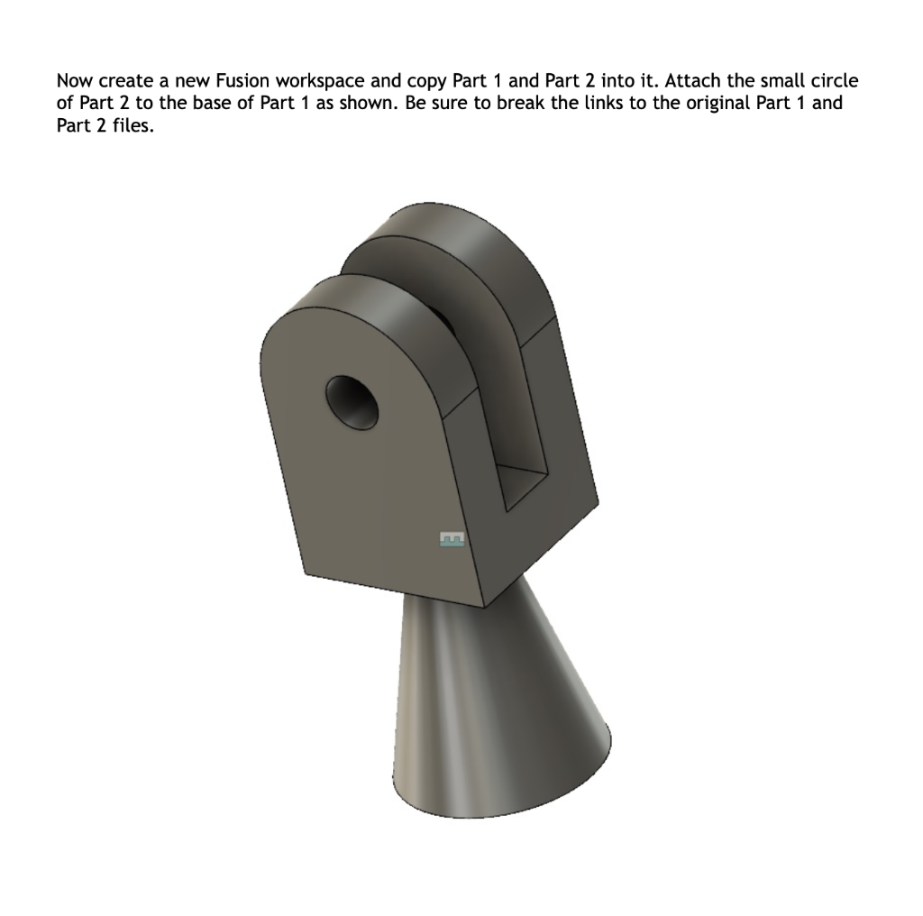 Solved Fusion-360 In-Class Assignment 2 Create the following | Chegg.com