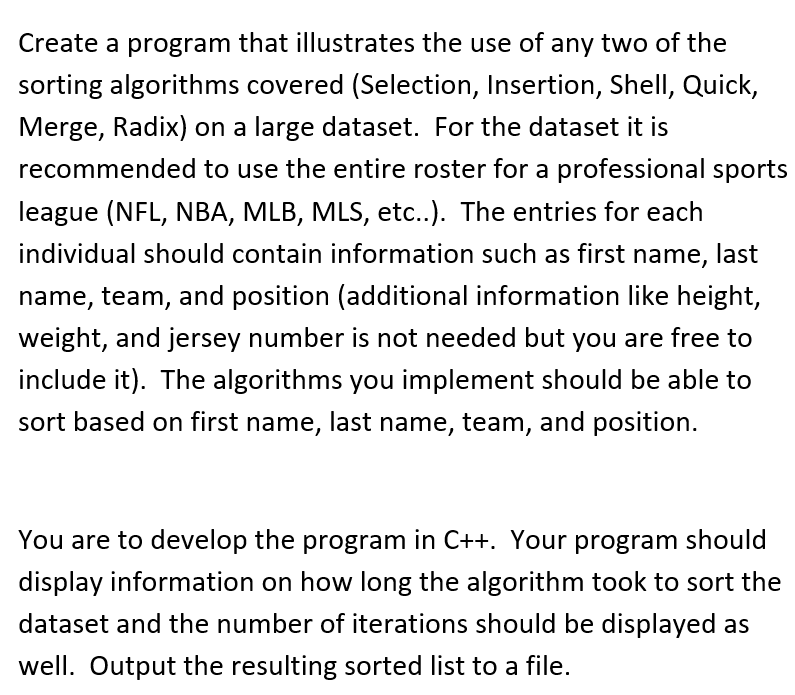 Solved Create a program that illustrates the use of any two | Chegg.com