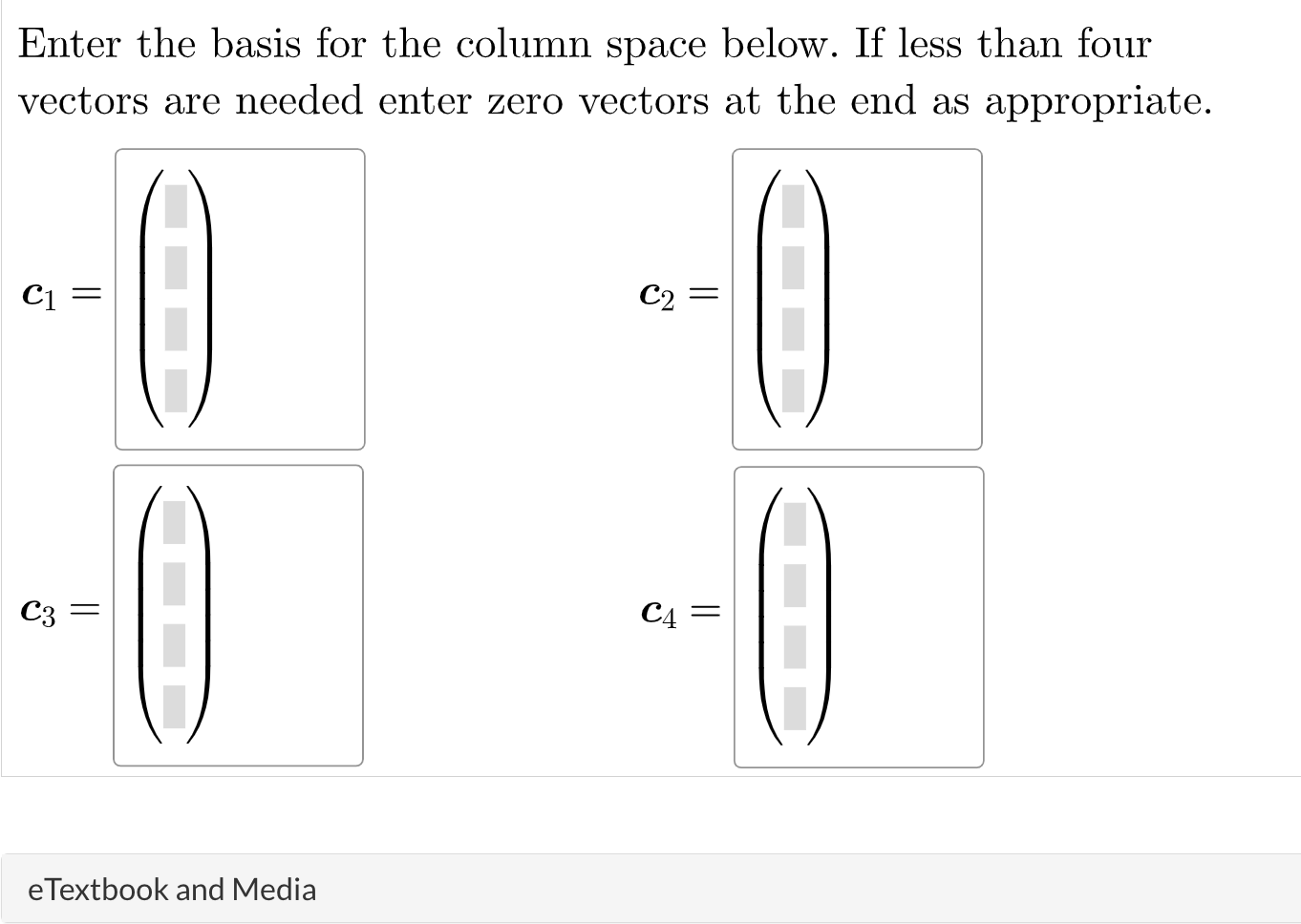 Solved A matrix in row echelon form is given. By inspection, | Chegg.com