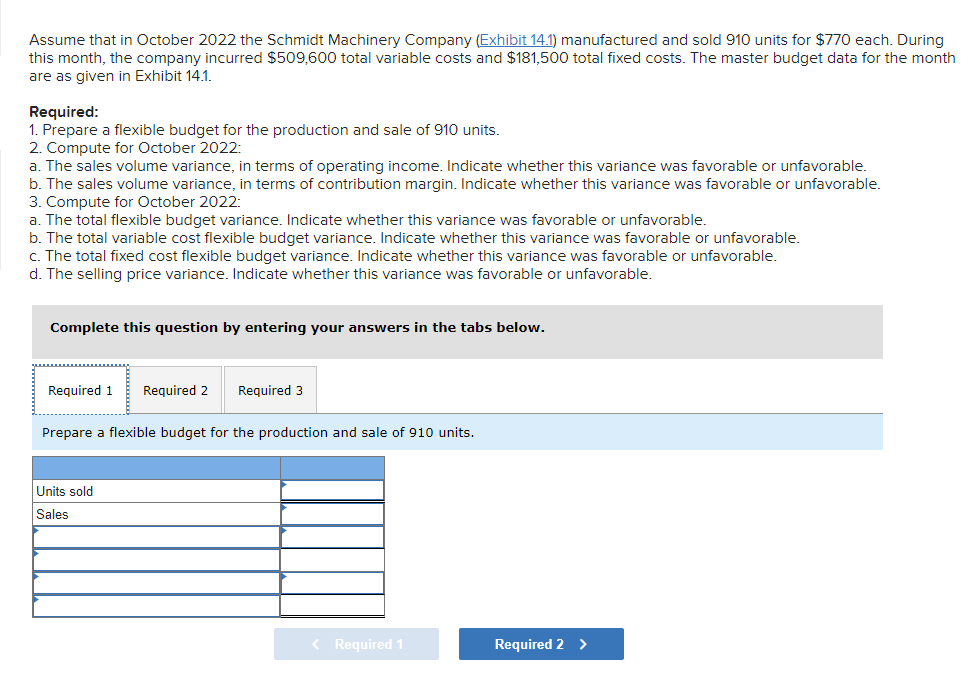 Solved Assume that in October 2022 the Schmidt Machinery | Chegg.com