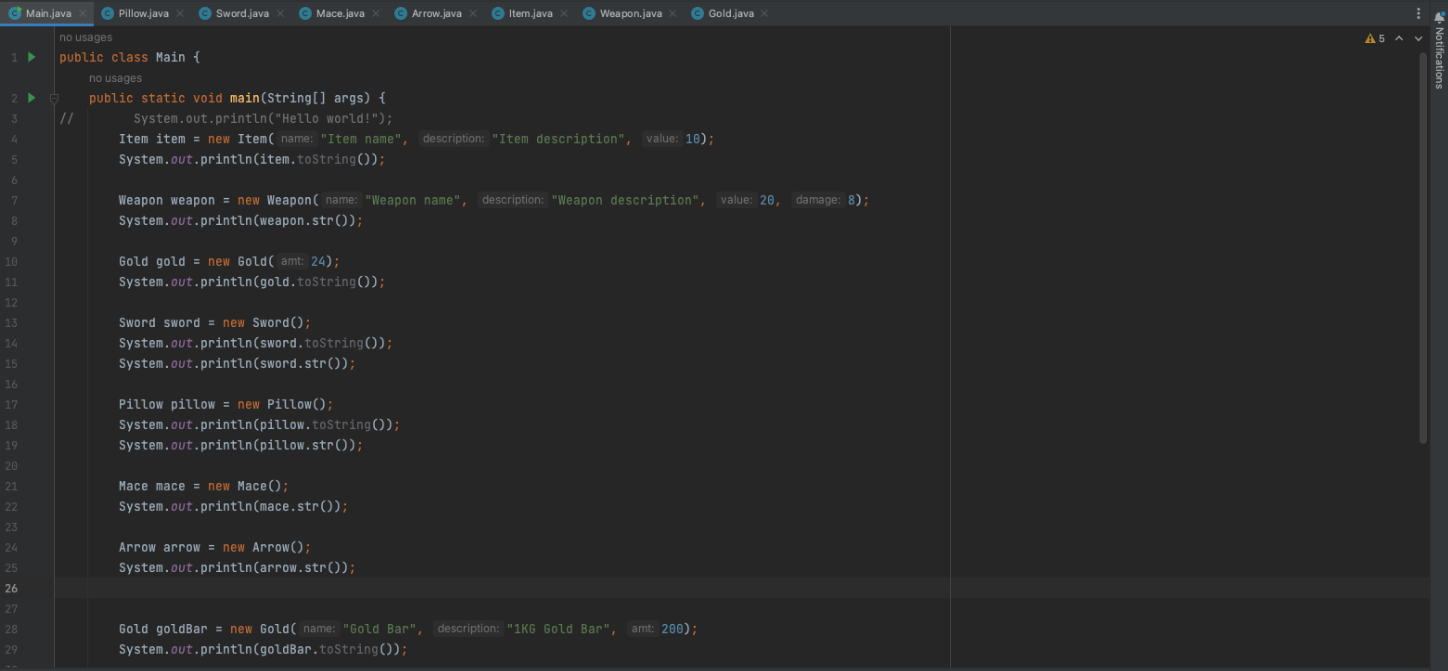 Solved hey I need this in java I have all the enemy classes | Chegg.com