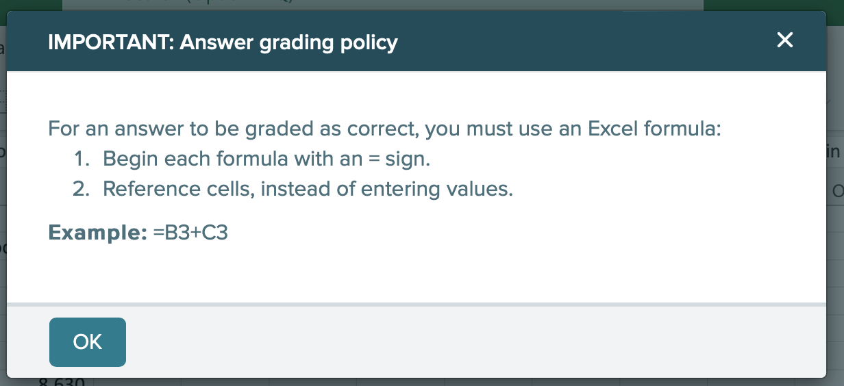 For an answer to be graded as correct, you must use | Chegg.com