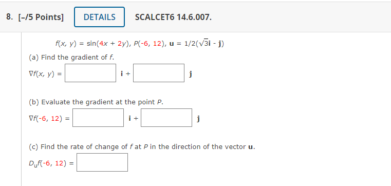Solved 15 Points] SCALCET6 14.6.007. | Chegg.com