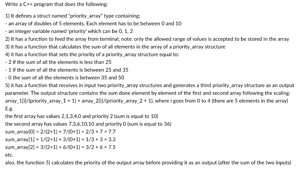 Solved Write a C++ program that does the following: 1) It | Chegg.com