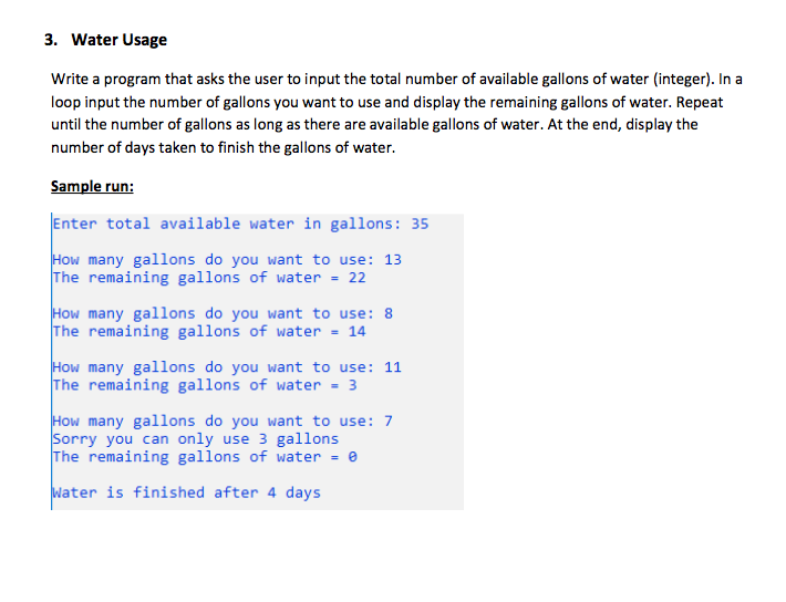 Solved Objectives: 1. Become familiar with loops 2. Write | Chegg.com