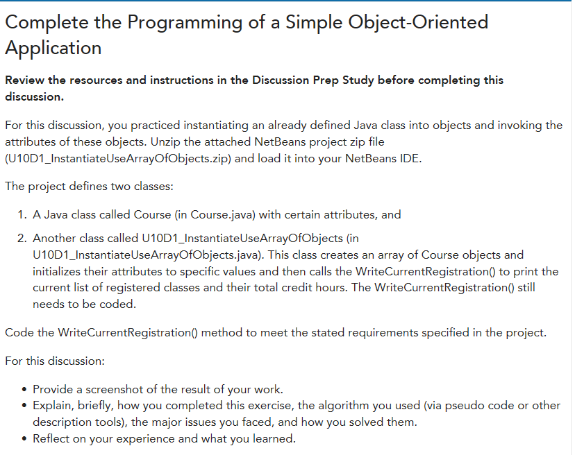 Solved Complete the Programming of a Simple | Chegg.com