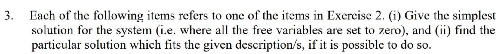 Solved 3. Each of the following items refers to one of the | Chegg.com