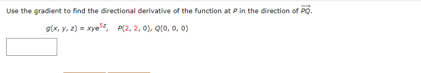 Solved Use the gradient to find the directional derivative | Chegg.com