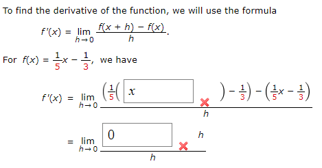 Solved To find the derivative of the function, we will use | Chegg.com