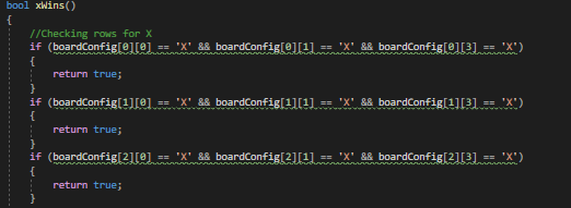 Solved I'm having a problem with the variable boardConfig | Chegg.com