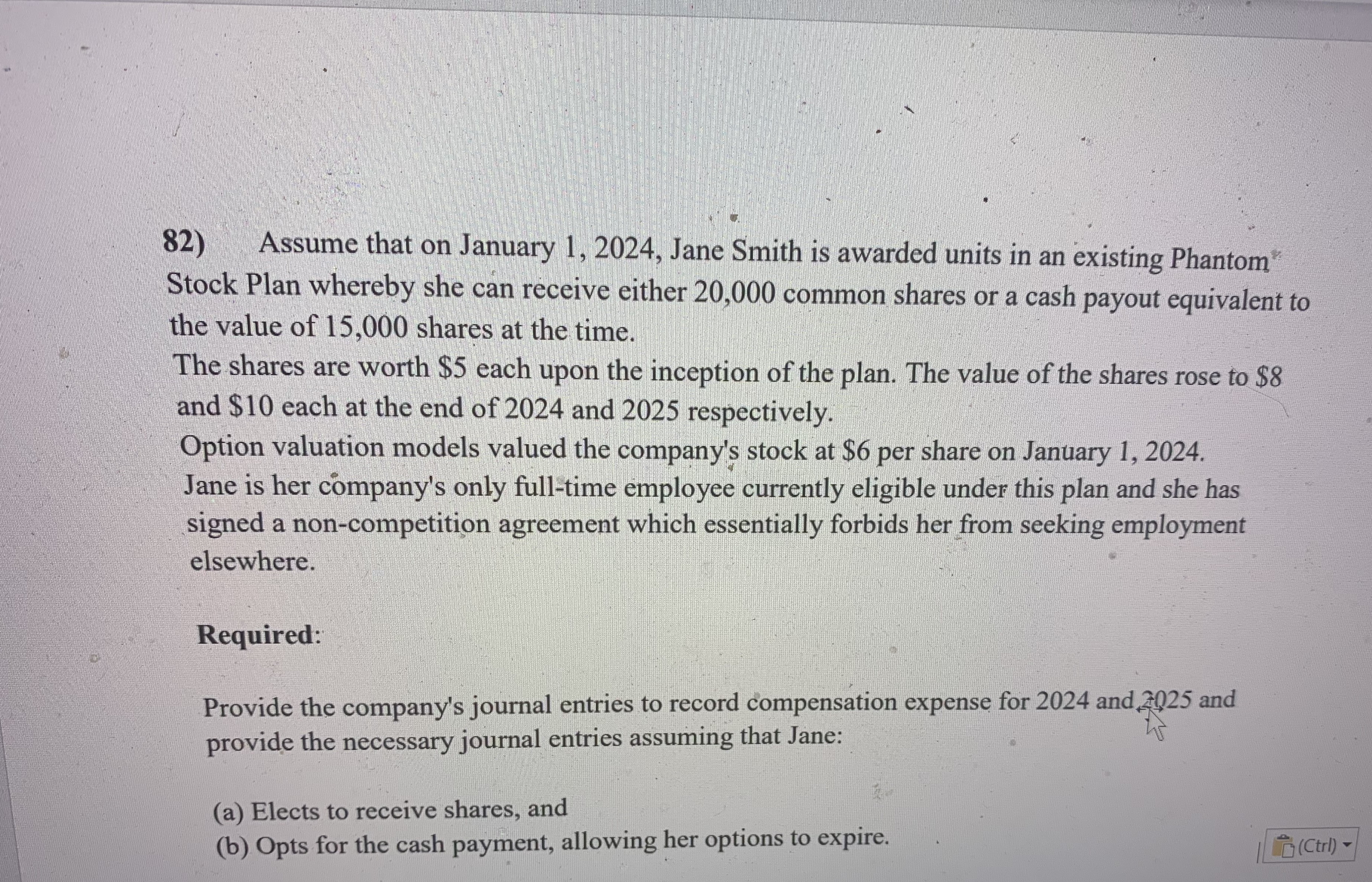 Solved provide the entries | Chegg.com