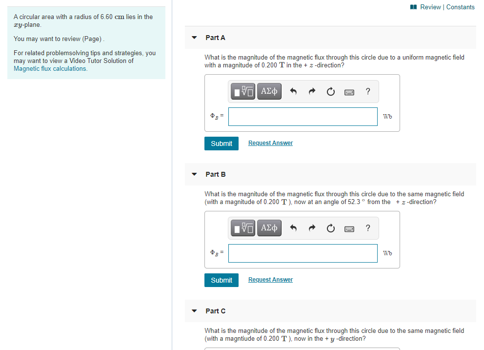 Solved Review Constants A circular area with a radius of | Chegg.com
