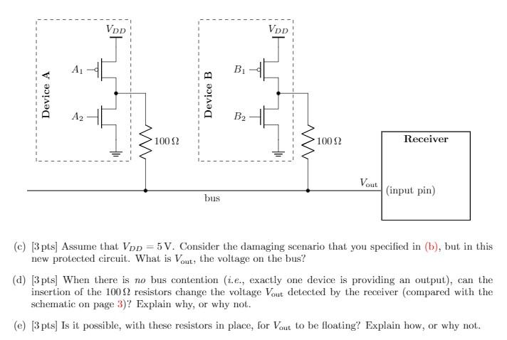 Solved Problem 2: Bus Contention (15 pts) It is sometimes | Chegg.com