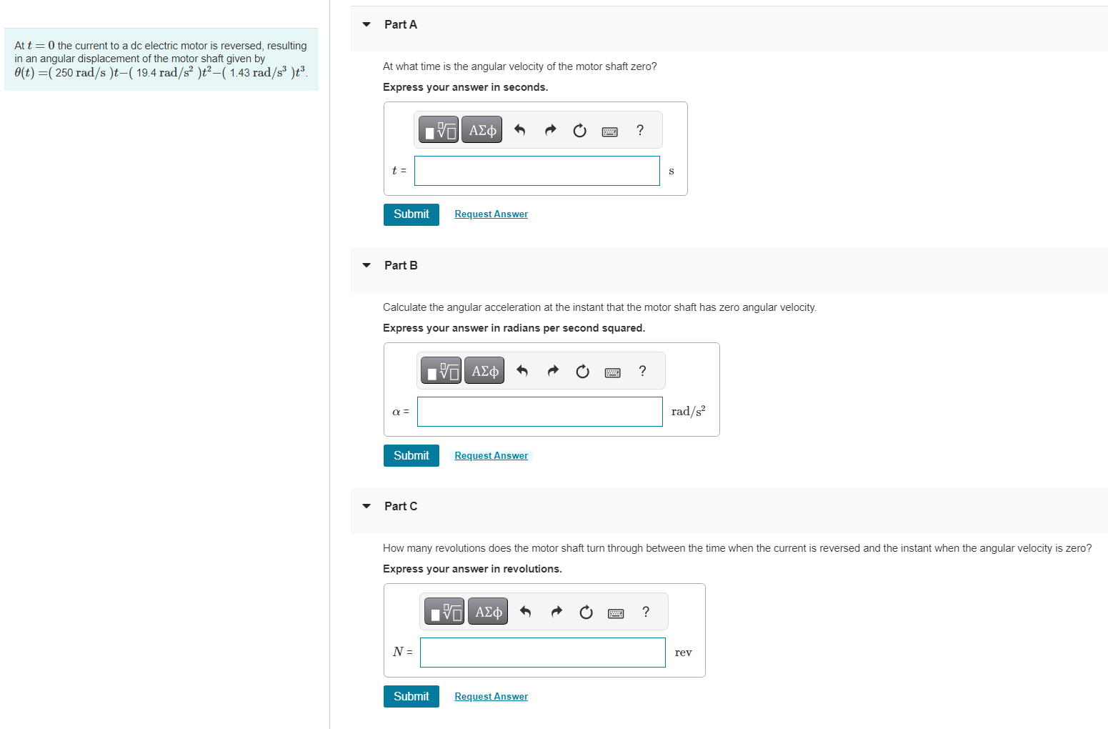 Solved Please answer all parts of the questions. Make sure | Chegg.com