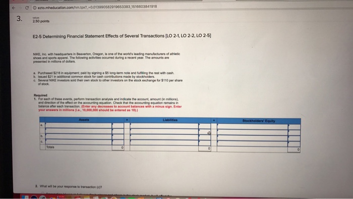 Solved 19653383 1516603841918 2.50 point E2-5 Determining | Chegg.com