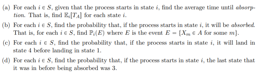 Solved · Let (Xm) m=o be a stationary discrete time Markov | Chegg.com