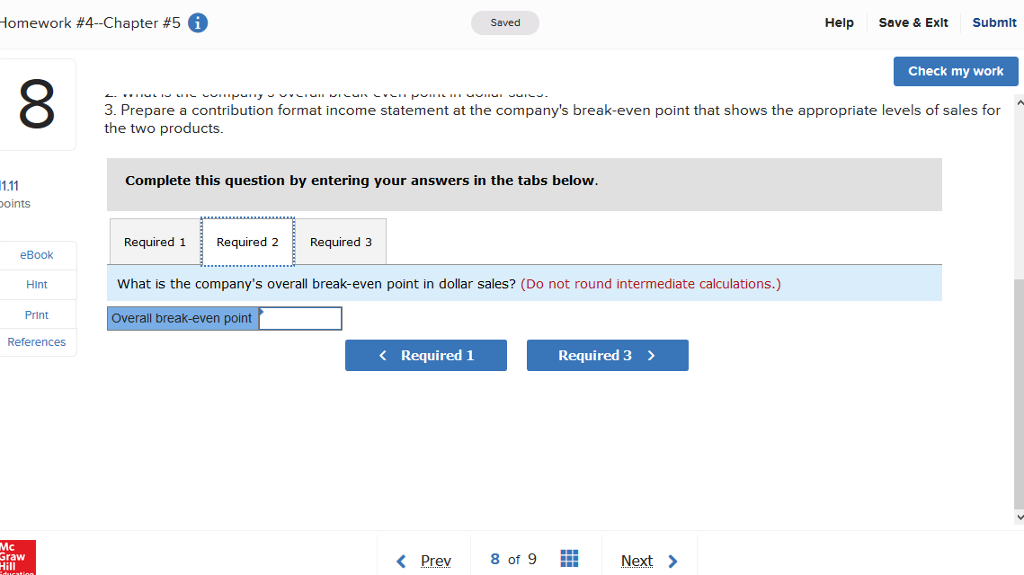 Solved Homework #4-Chapter #5 0 Help Save & Exlt Submit | Chegg.com