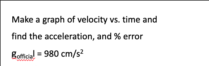 Solved Velocity (cm/sec)= distance moved(cm)/ time (sec) | Chegg.com