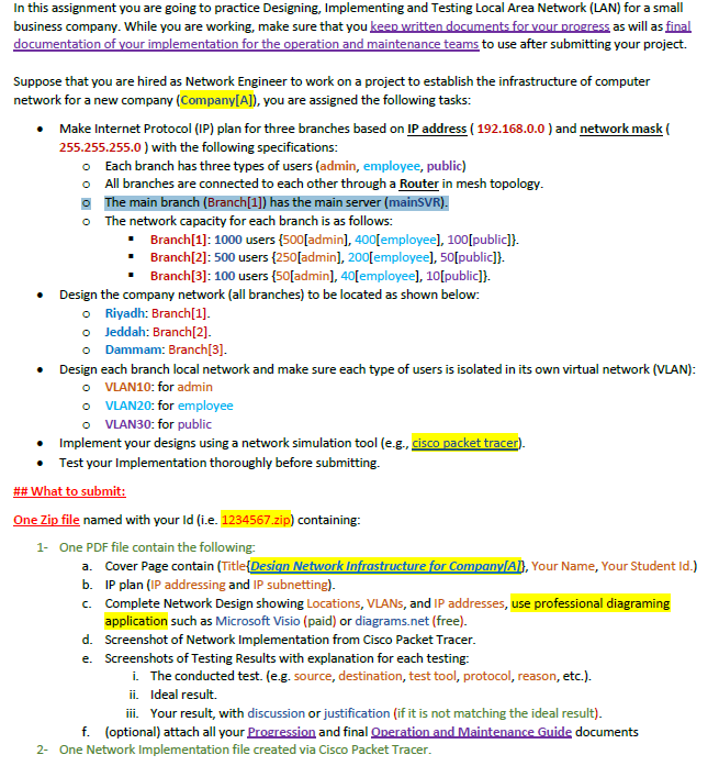 Solved In this assignment you are going to practice | Chegg.com