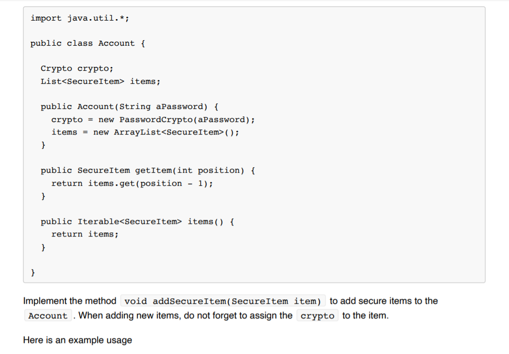 Solved Q1: [5 marks] Cryptography Interface To support | Chegg.com