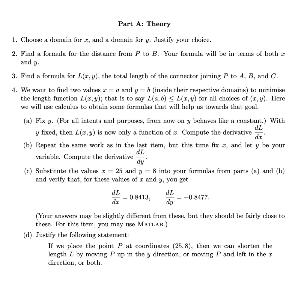 The Project: Distance minimisation This project is | Chegg.com