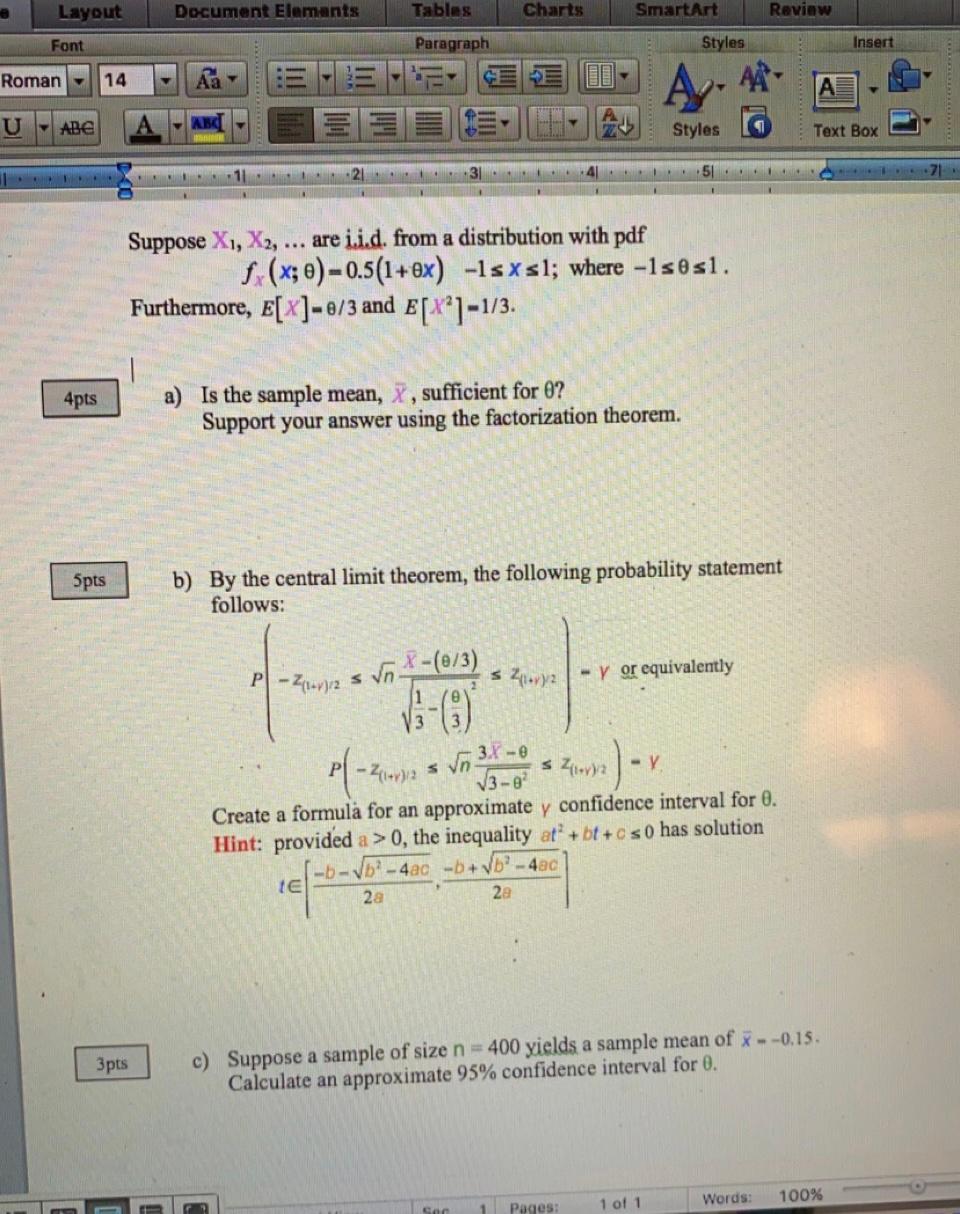 Layout Document Elements Tables Charts SmartArt | Chegg.com