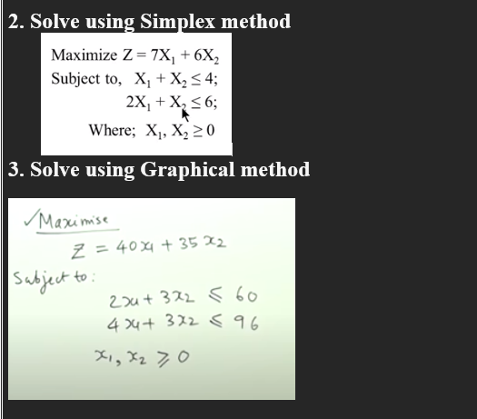 Solved 2. Solve using Simplex method Maximize Z= 7X, +6X2 | Chegg.com
