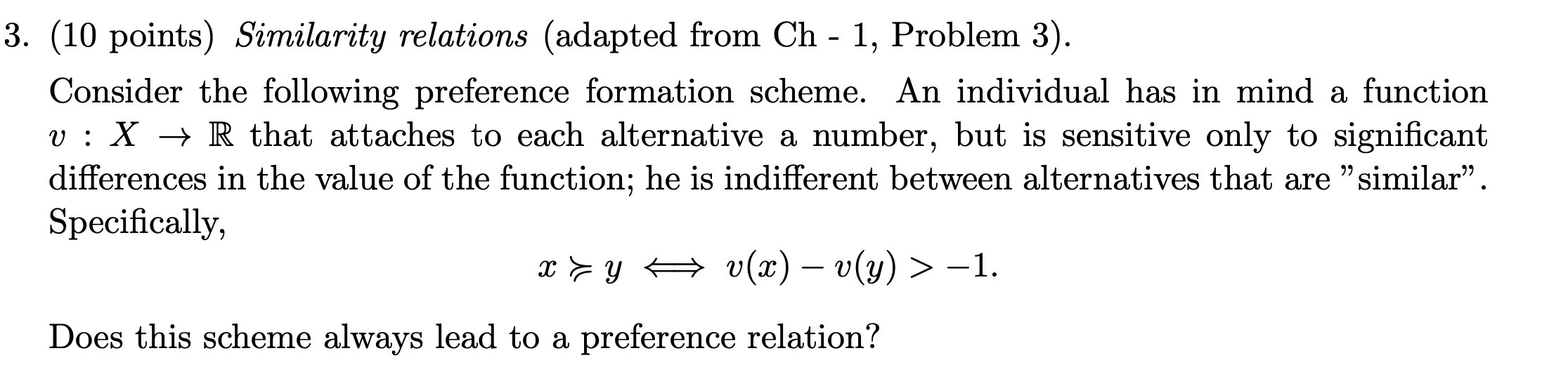 Solved (10 ﻿points) ﻿Similarity relations (adapted from Ch | Chegg.com