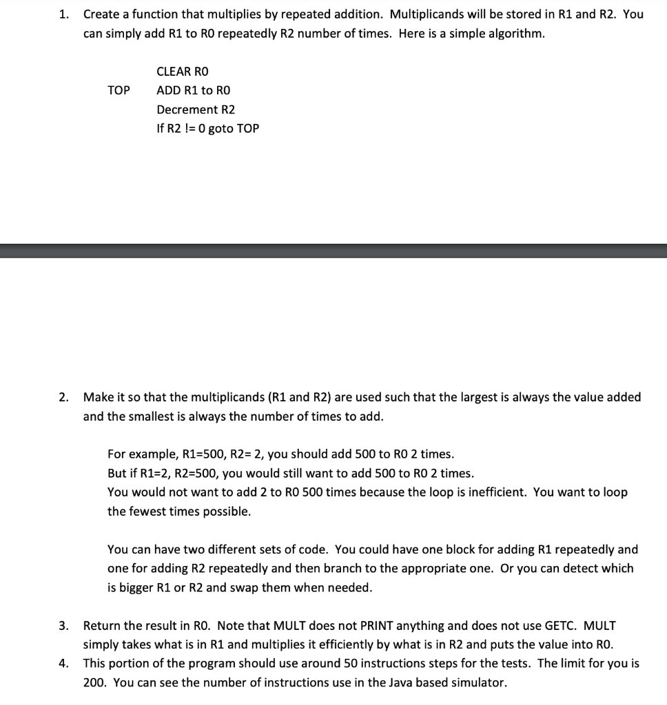 Solved Lc3 Programming Assignment Hexadecimal Input And 