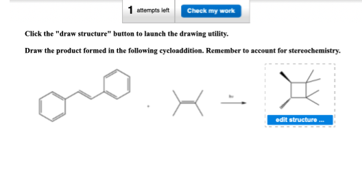 Solved attempts left Check my work Click the "draw | Chegg.com