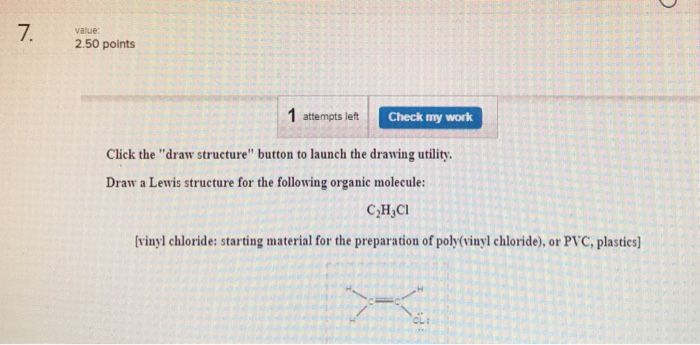 C2h3cl Lewis Structure