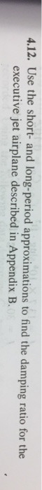 Solved 4.12. Use the short- and long-period approximations | Chegg.com