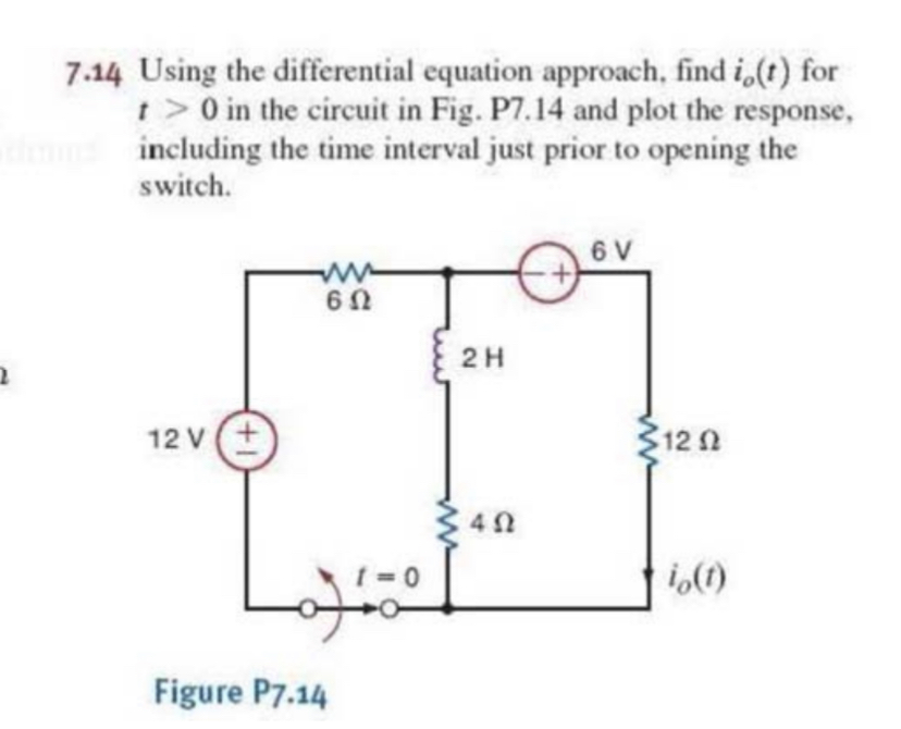 Solved 7.14 Using the differential equation approach, find | Chegg.com
