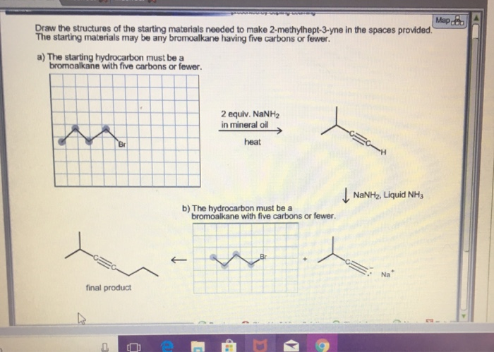 Solved Draw the structures of the starting materials needed | Chegg.com