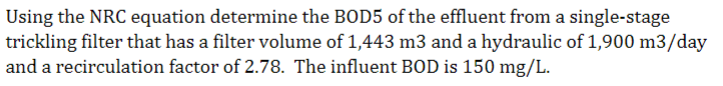 Solved Please make a sketch drawing of the activated sludge | Chegg.com